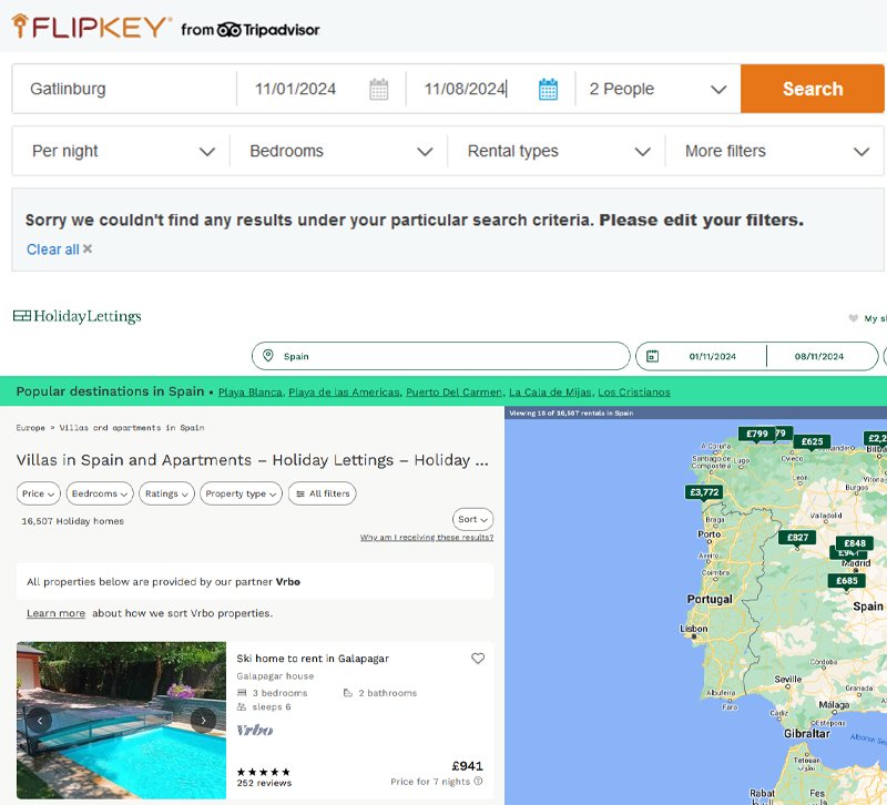 FlipKey and Holiday Lettings Cancel All Vacation Rentals As Of November ...